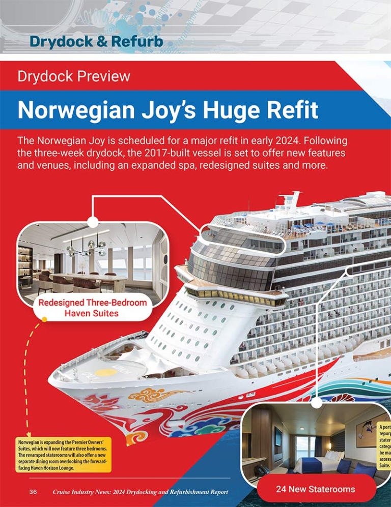 2024 Drydocking and Refurbishment Report – Cruise Industry News