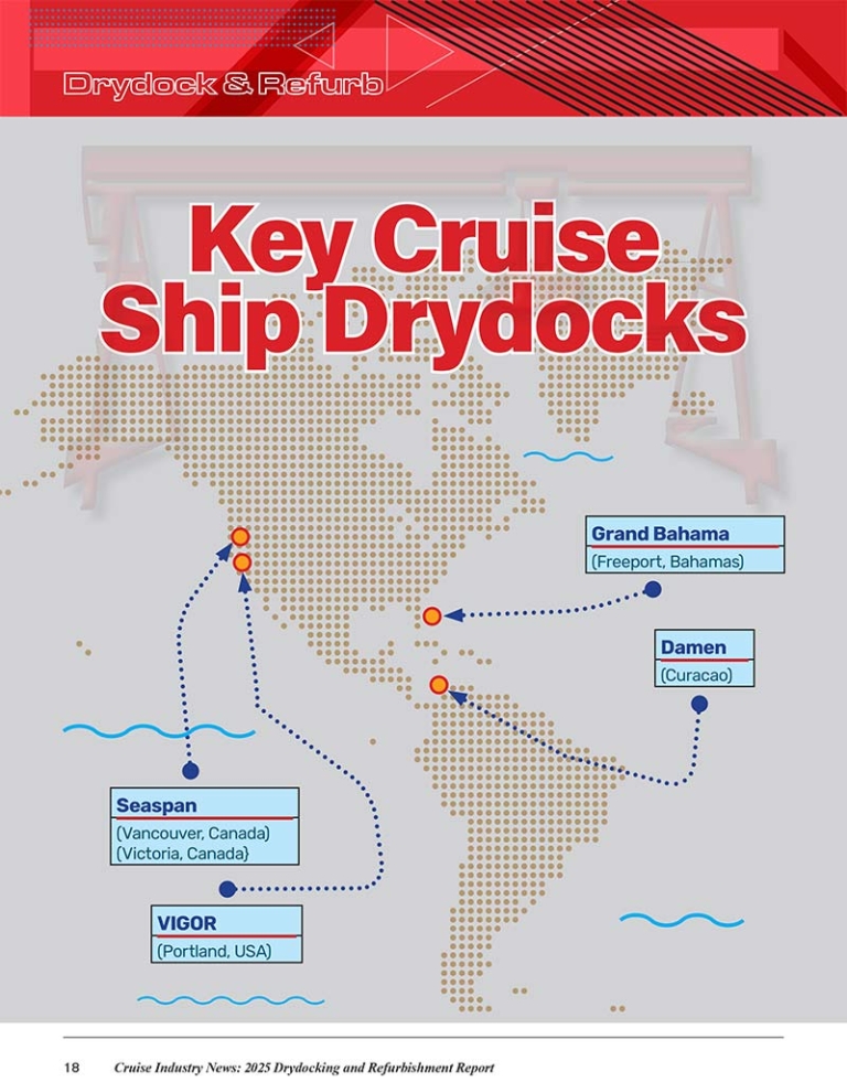 2025 Drydocking and Refurbishment Report – Cruise Industry News